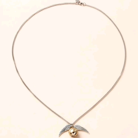 Warner Bros. | Jewelry | Left Harry Potter Golden Snitch Necklace ...